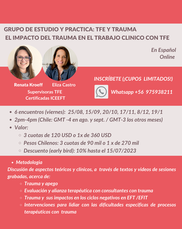 Grupo EFT y Trauma (en 3 cuotas) | Maria Eliza Castro