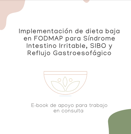E-Book Dieta baja en FODMAP y SIBO | Alimentarte