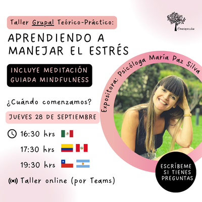 Taller Manejo de Estrés | María Paz Silva