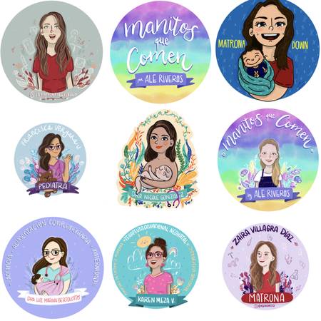 Ilustración tipo logo | Nicolle De Raucourt