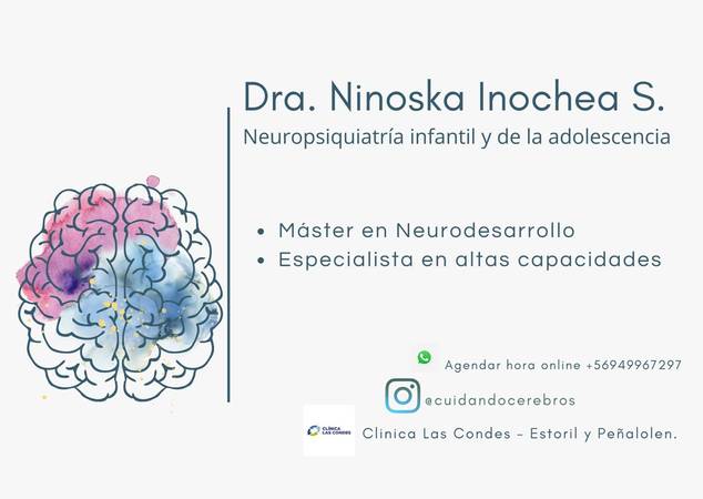 Dra. Ninoska Inochea, Médico Psiquiatra Infanto-Juvenil